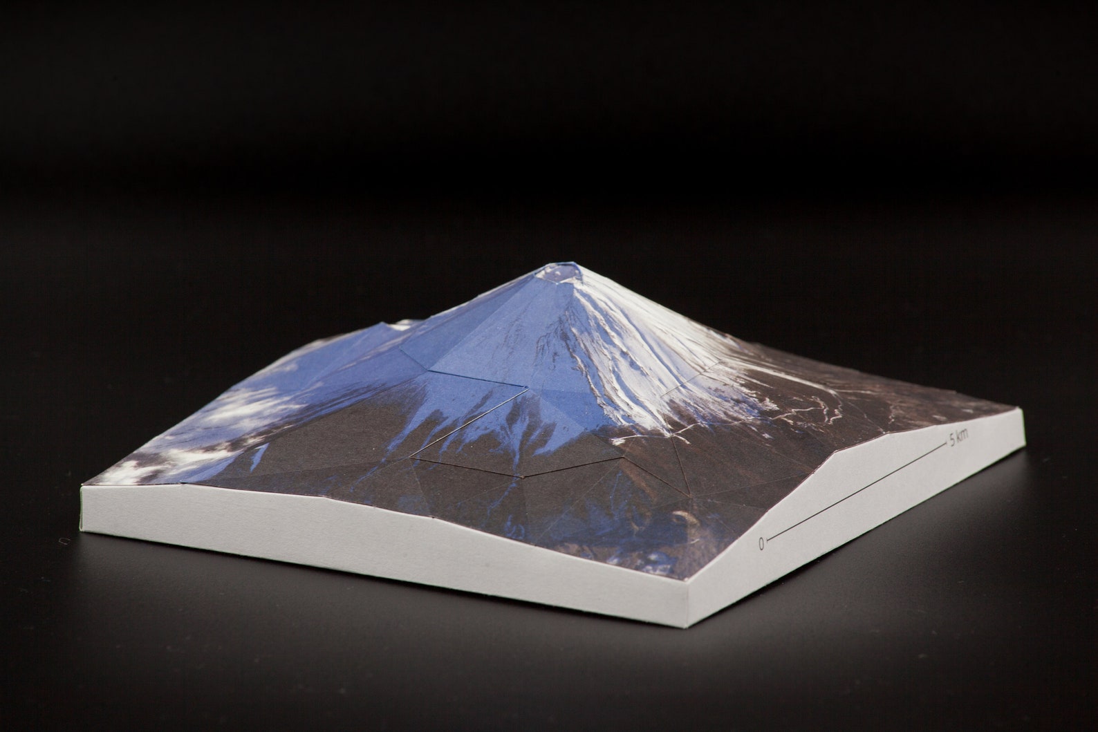 Mount Fuji Papercraft Mountain (high Quality Print) - Etsy