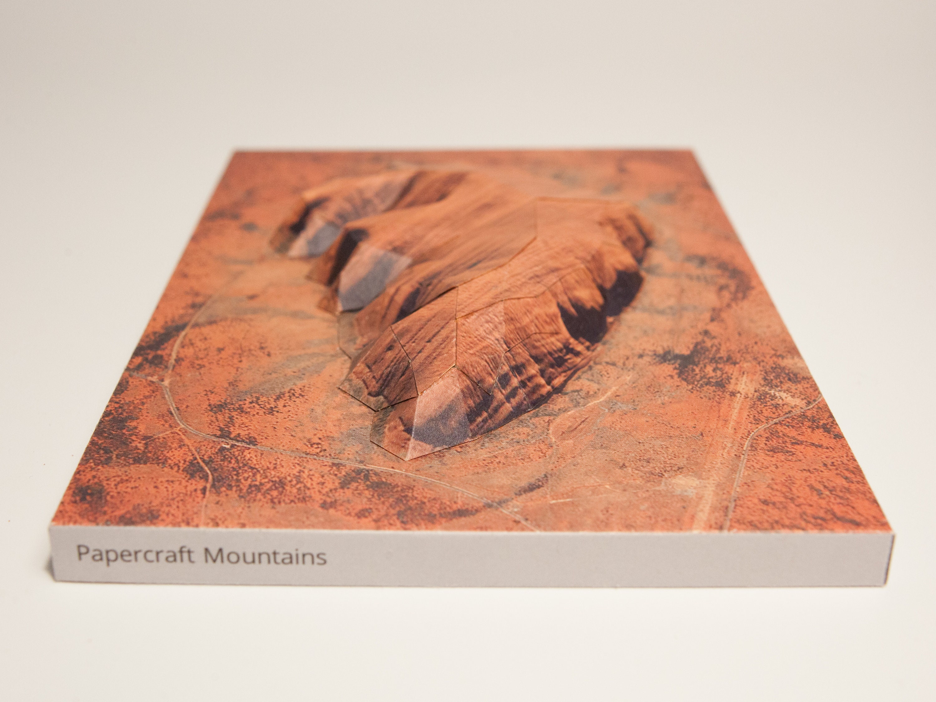 Australia's Uluru Papercraft Mountain (high Quality Print) - Etsy