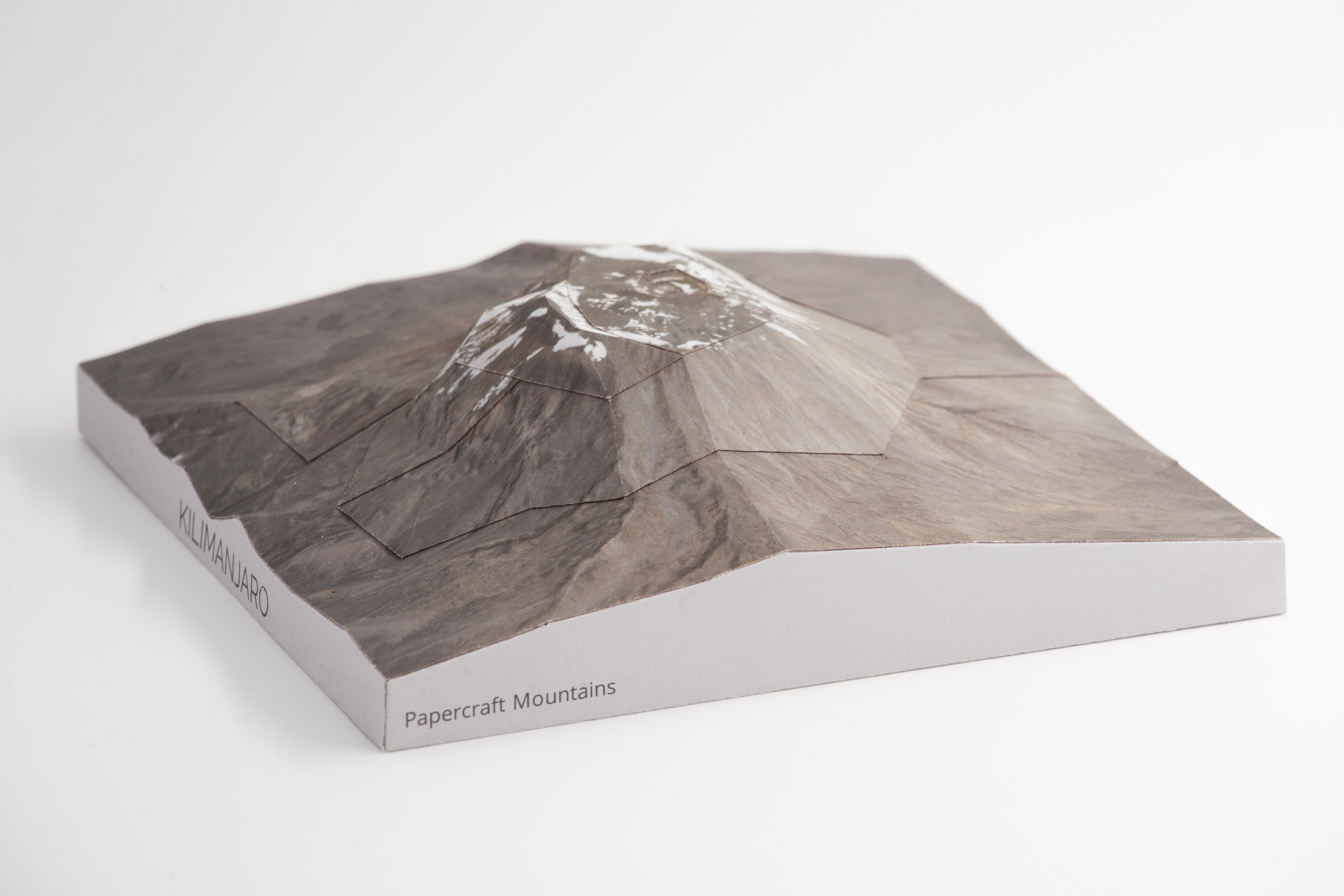 Kilimanjaro Papercraft Mountain (high Quality Print) - Etsy