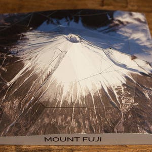 Mount Fuji Papercraft Mountain - Etsy