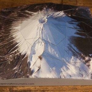 Mount Fuji Papercraft Mountain - Etsy