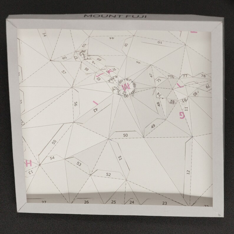 Mount Fuji Papercraft Mountain (high Quality Print) - Etsy