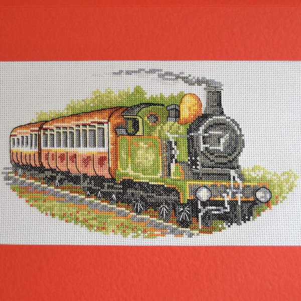 Steam Train Cross Stitch - Etsy UK