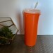 Vintage Tupperware Orange Slim Container With Pour Lid Seal - Etsy