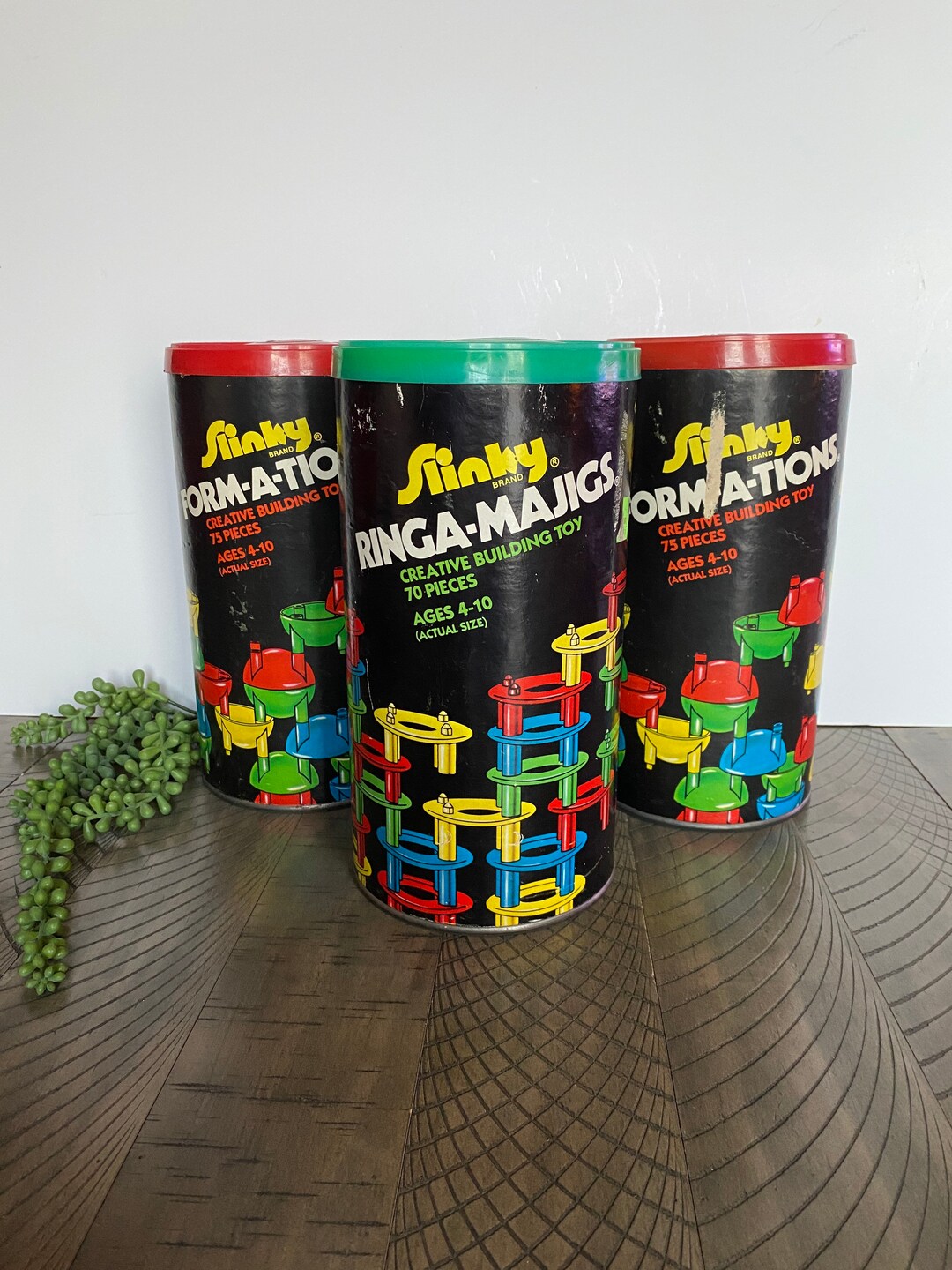 Vintage Slinky Ringa-ma-jigs and Form-a-tions Building Toys - Etsy