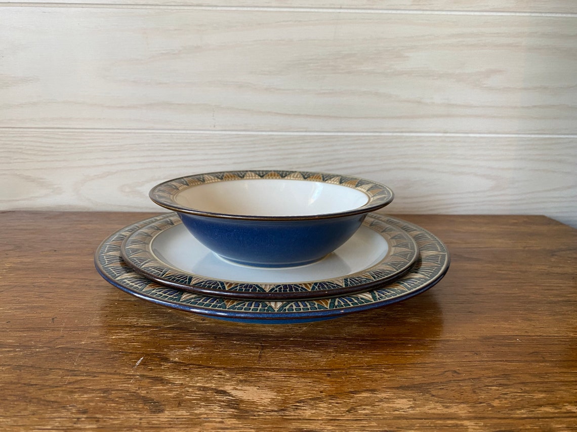 Discontinued Denby Boston Spa Plates and Bowls | Etsy