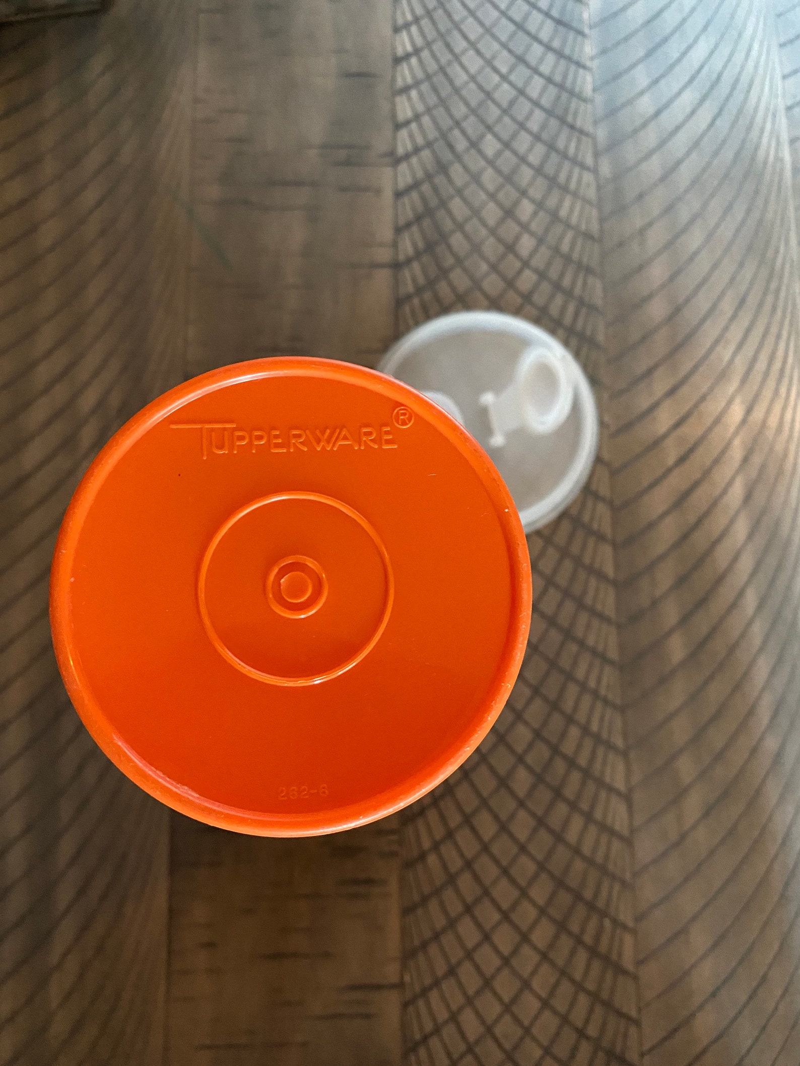 Vintage Tupperware Orange Slim Container With Pour Lid Seal - Etsy