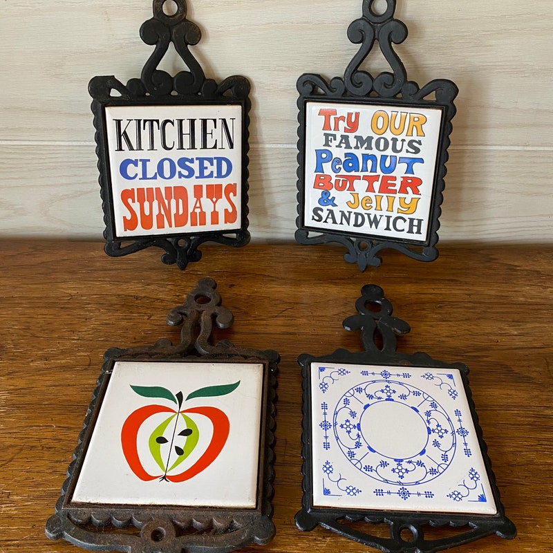 Vintage Tile Trivet - Etsy