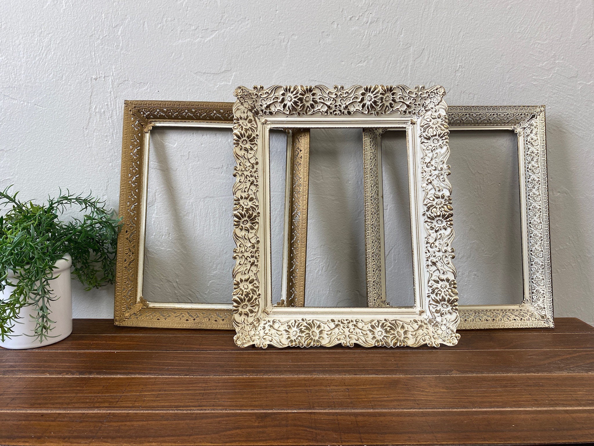 White Victorian Picture Frames