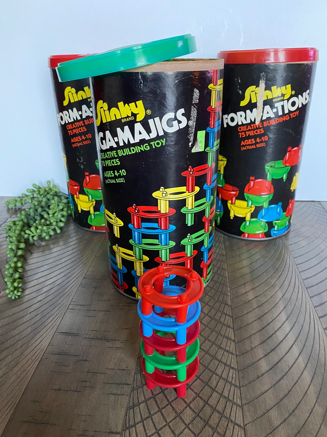 Vintage Slinky Ringa-ma-jigs and Form-a-tions Building Toys - Etsy