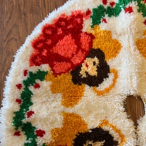 Handmade Mid Century Latchhook Angel Tree Skirt / Vintage - Etsy