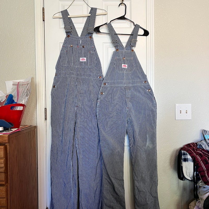 Striped Overalls - Etsy