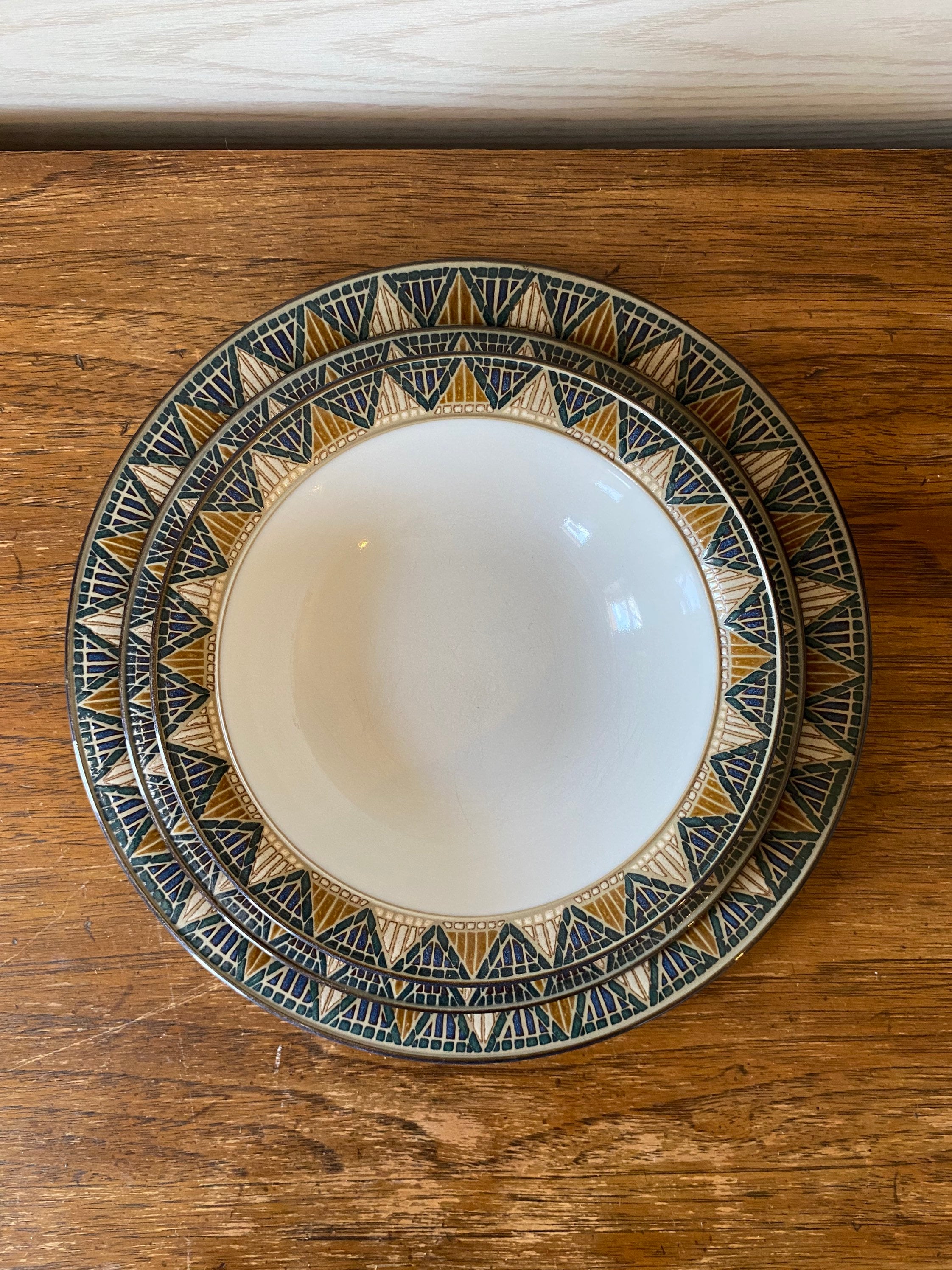 Discontinued Denby Boston Spa Plates and Bowls | Etsy