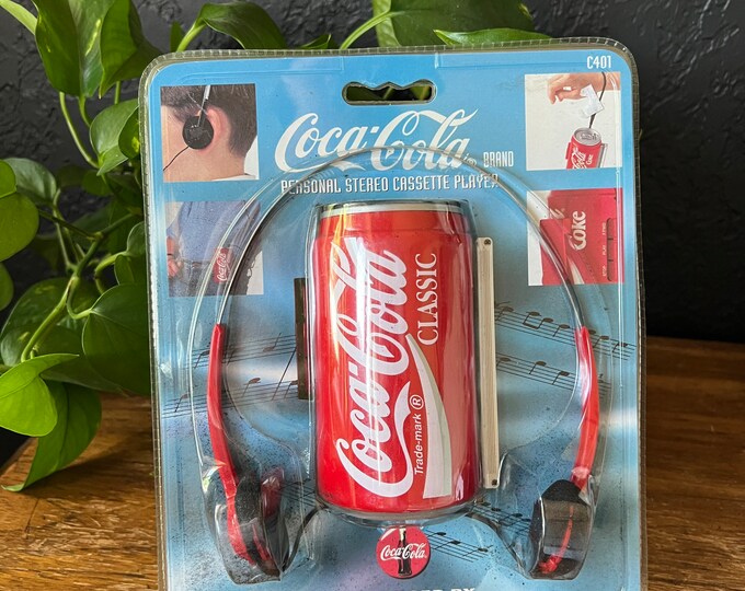 Vintage Akura Coca Cola Personal Stereo Cassette Player - New/sealed in ...