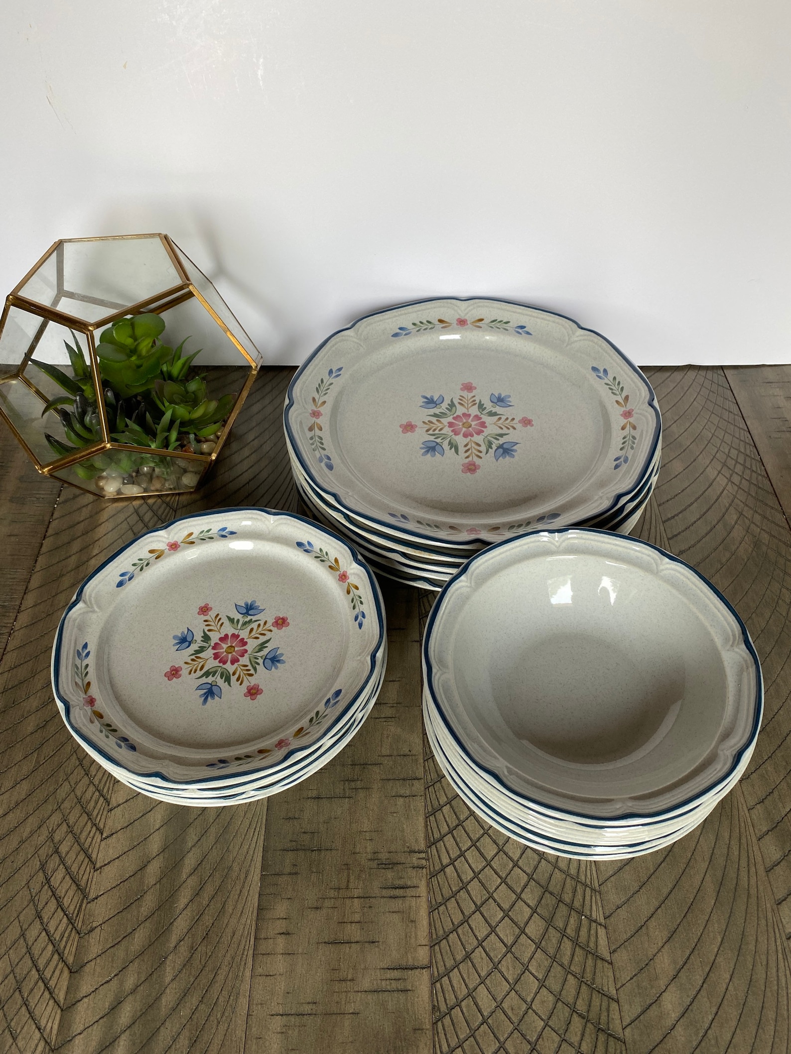 Vintage Farmhouse Dishes American Patchwork Heritage by | Etsy