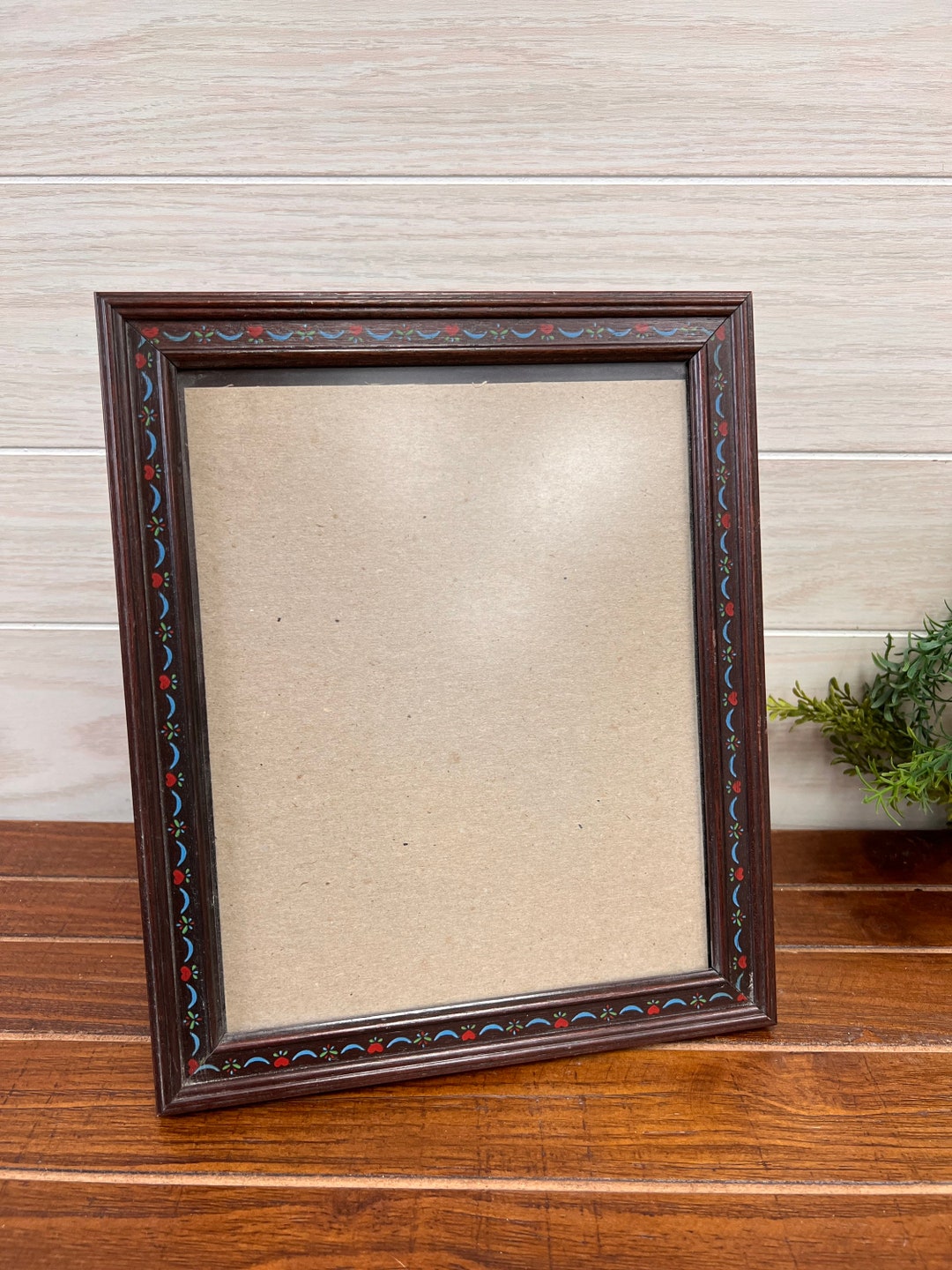 Vintage Dutch Folksy Heart Border Wooden Frame 8x10 - Etsy