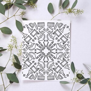 Printable Coloring Pages | Back to School Theme | Easy Fun Coloring - Etsy