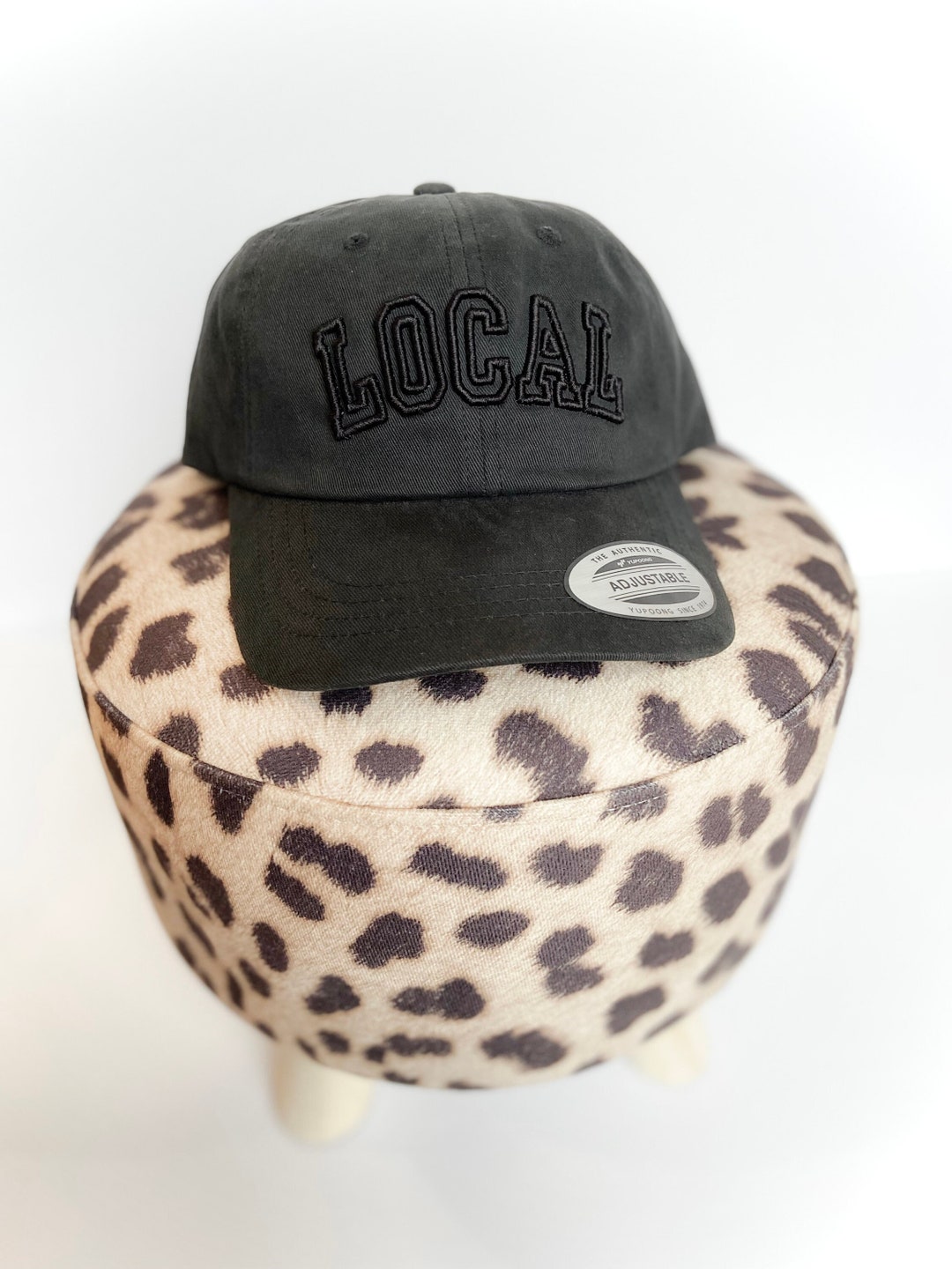 LOCAL Embroidered Hat Adult 3D Puff Embroidered Hat - Etsy
