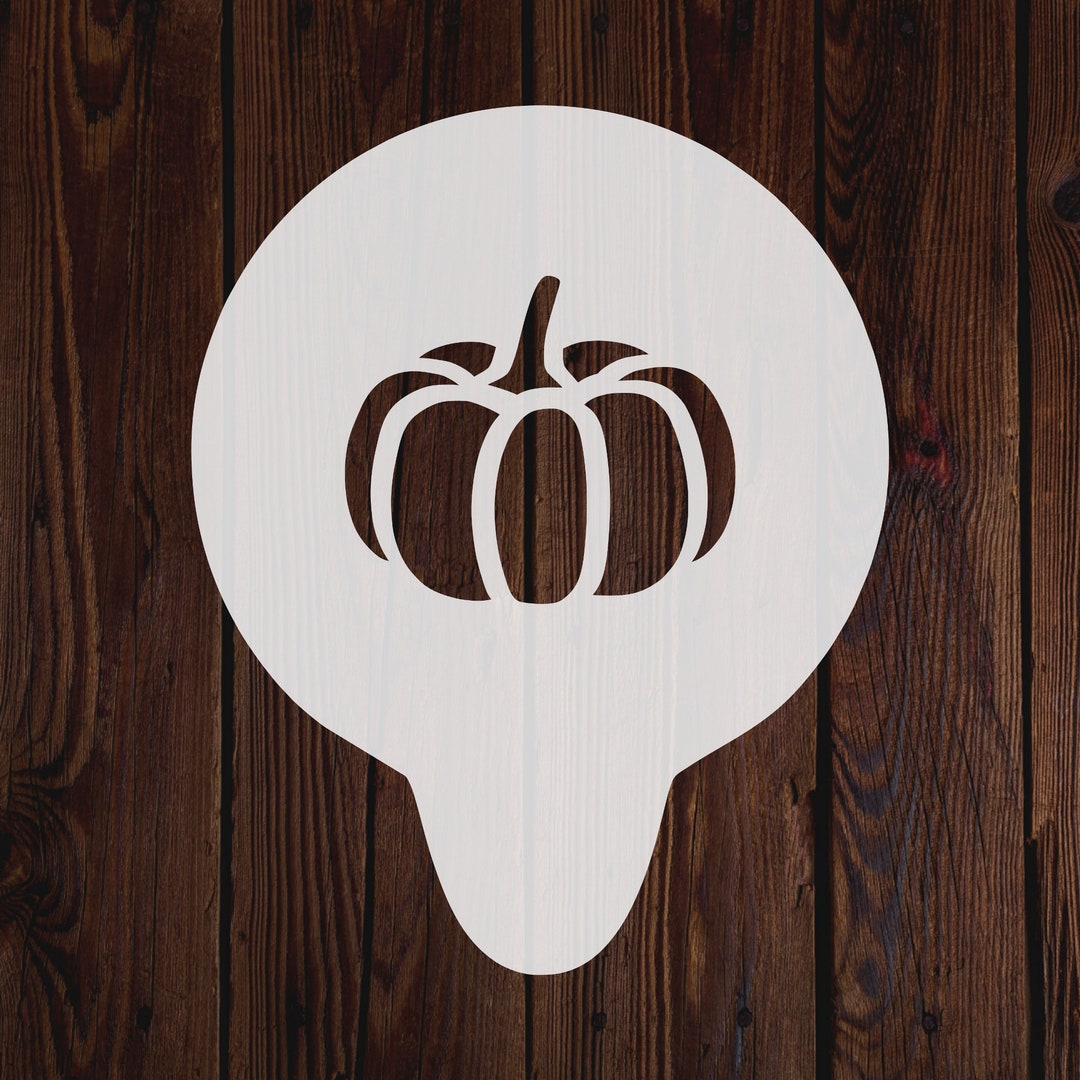 Pumpkin Stencil: Autumn Fall Halloween Decor, Mylar Paint Craft ...