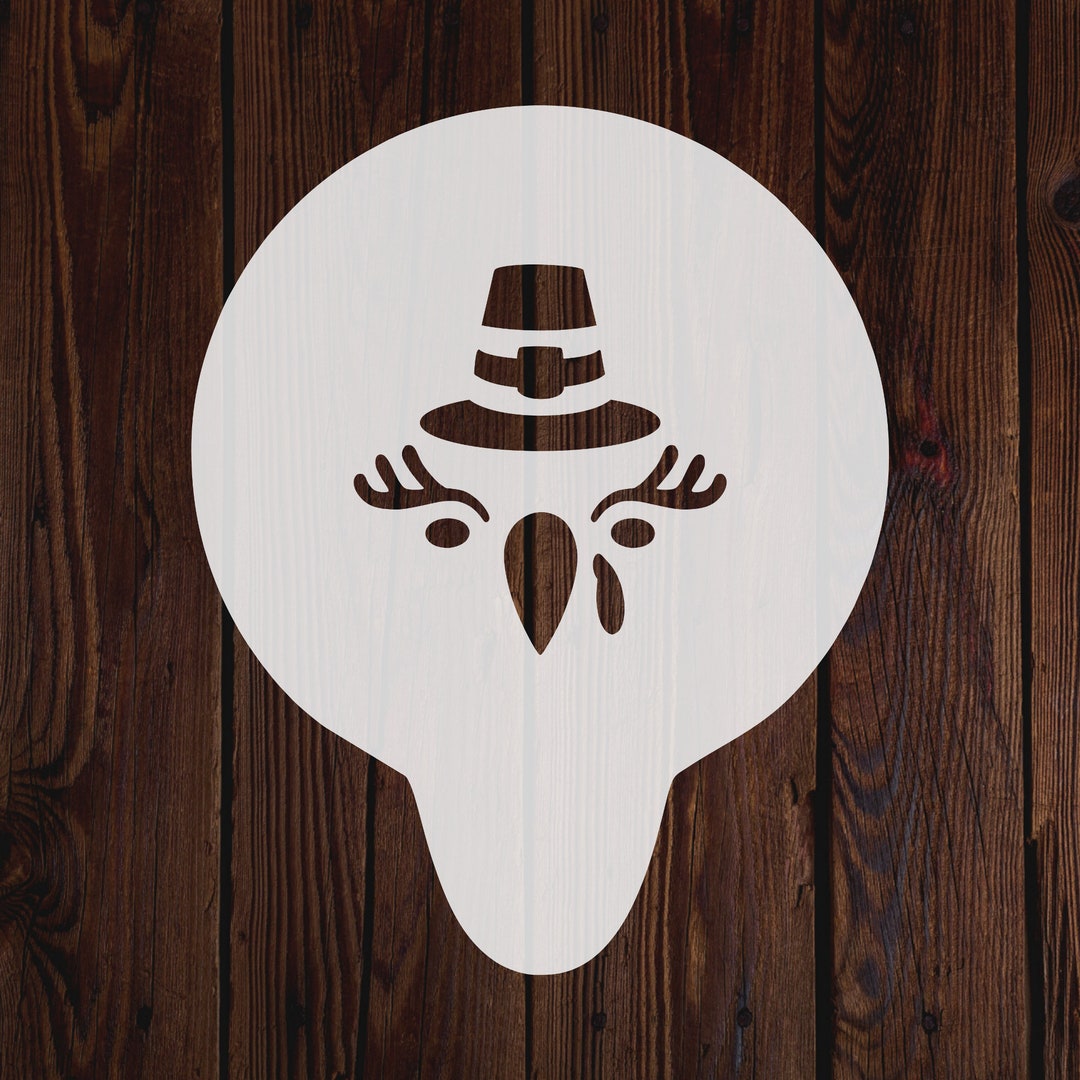 SALE Turkey Craft Stencil Thanksgiving Autumn Fall Harvest Season Art ...