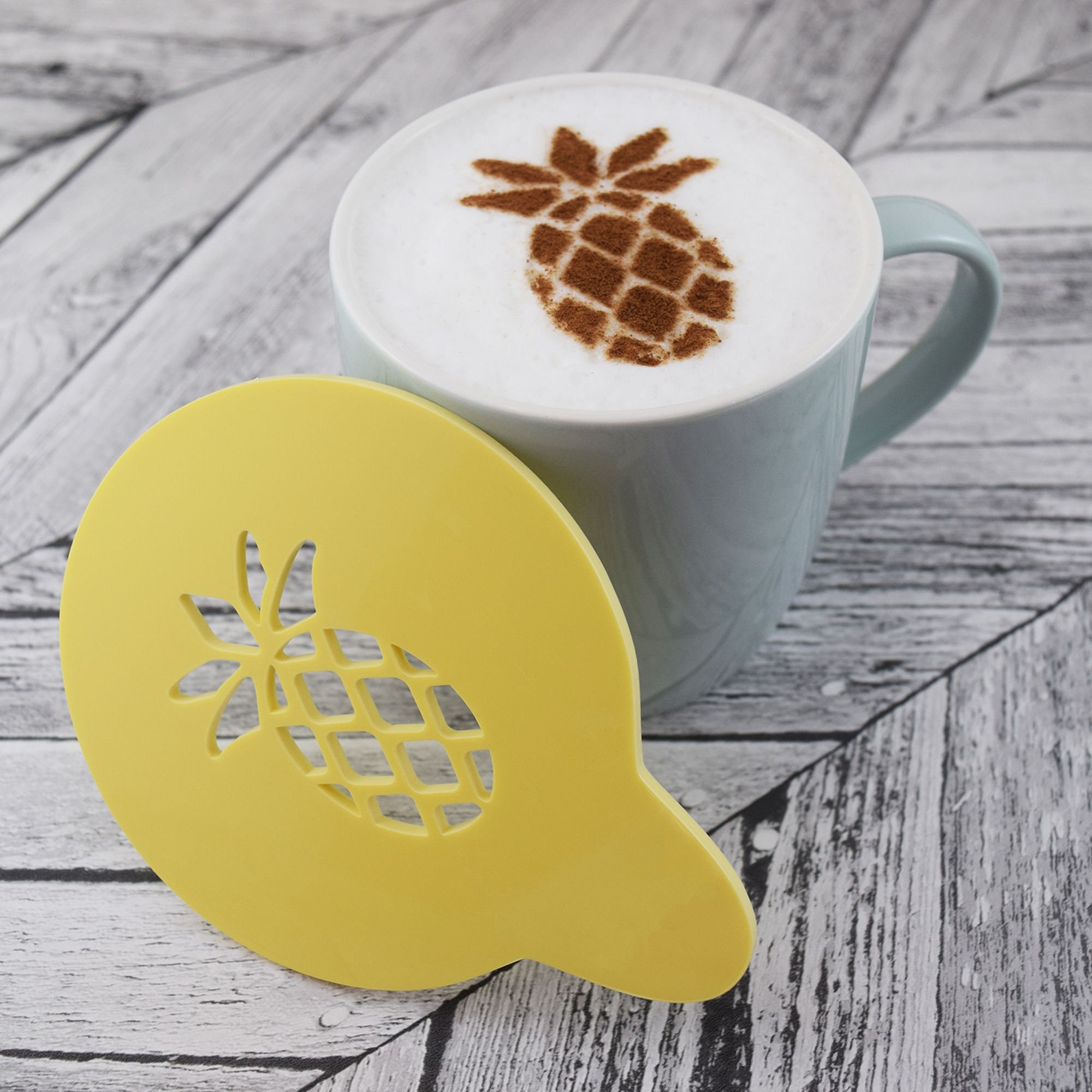 Hawaiian Coffee Stencils Amazon.com: 36 Coffee Decorating Stencils + 2