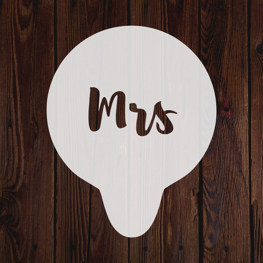 Mrs Mylar Stencils Cake Baking Painting Stencil Crafting - Etsy