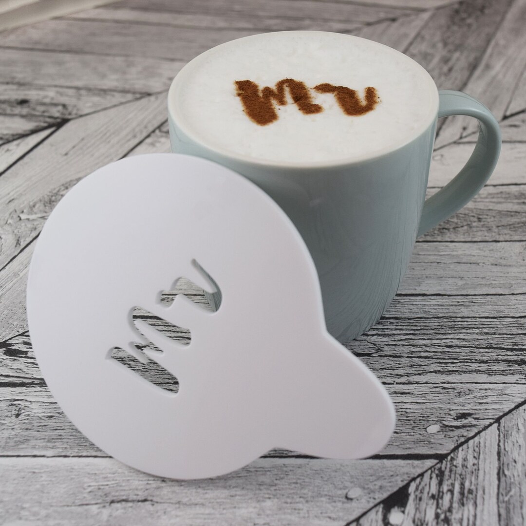 SALE Mr Mrs Coffee Stencil Anniversary Party Wedding Reception Bride ...
