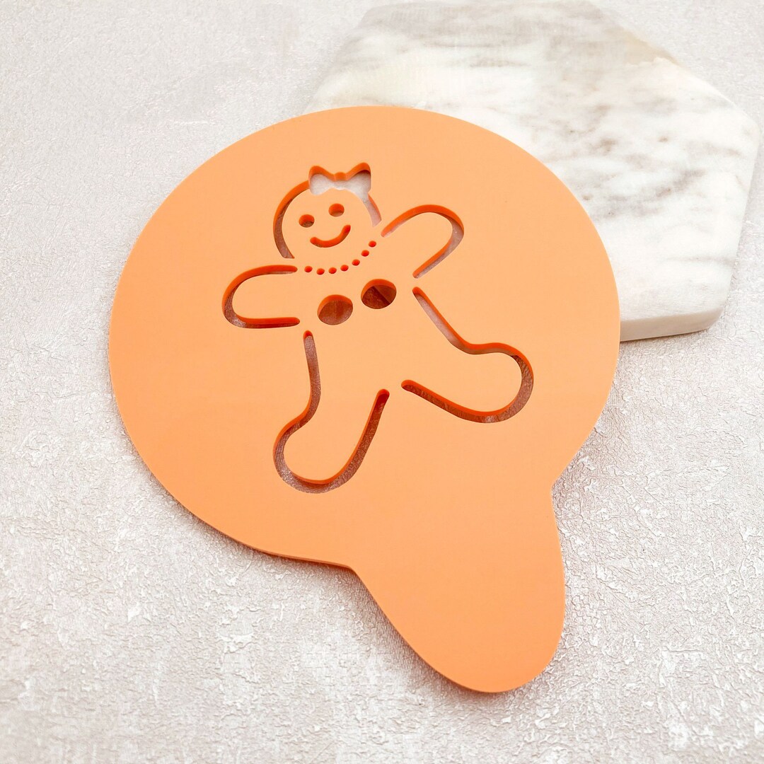 Rude Gingerbread Coffee Stencils for Christmas Xmas Ginger - Etsy