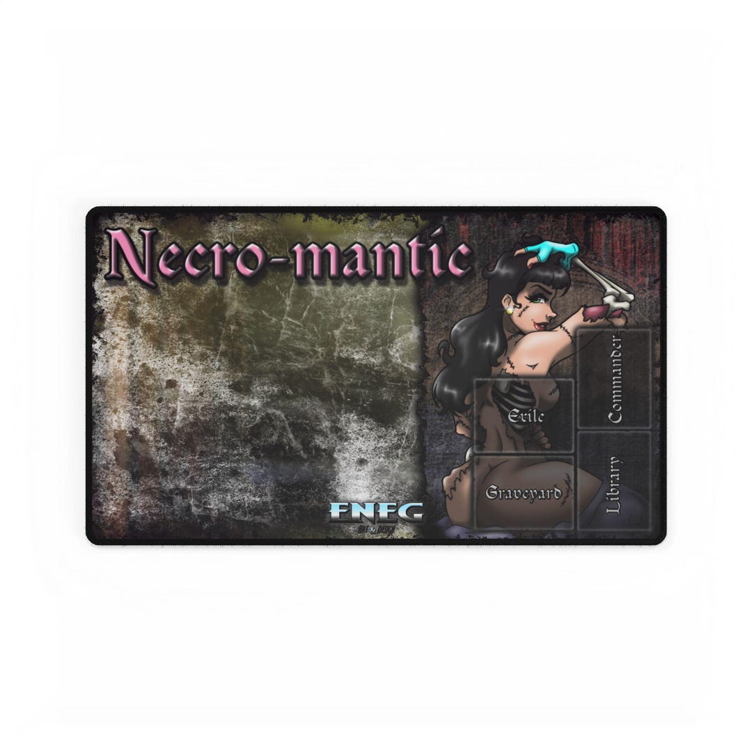 Necro-mantic Commander Playmat - Etsy