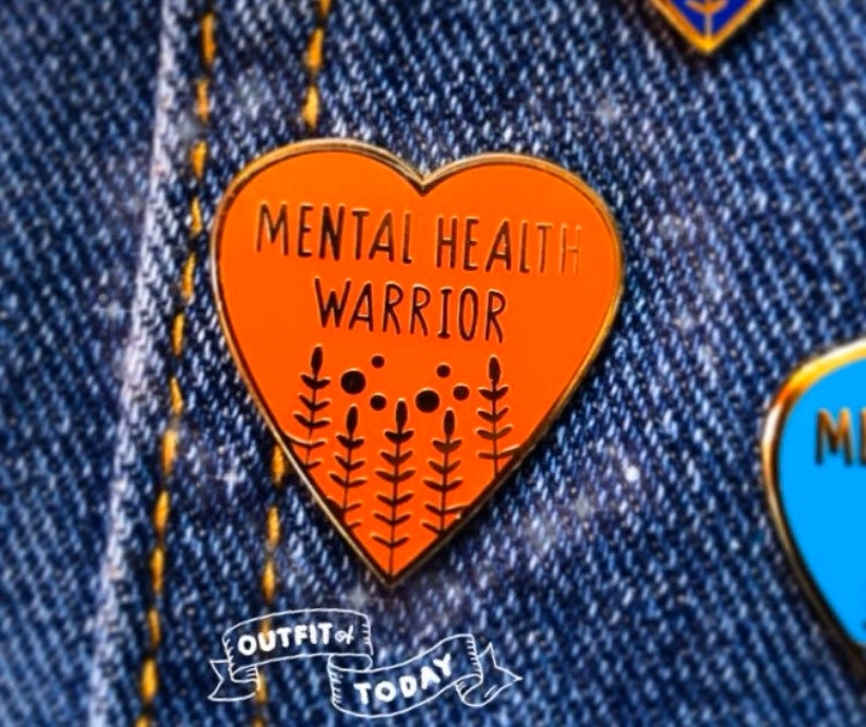 Mental Health Awareness - Enamel Pin - Etsy UK