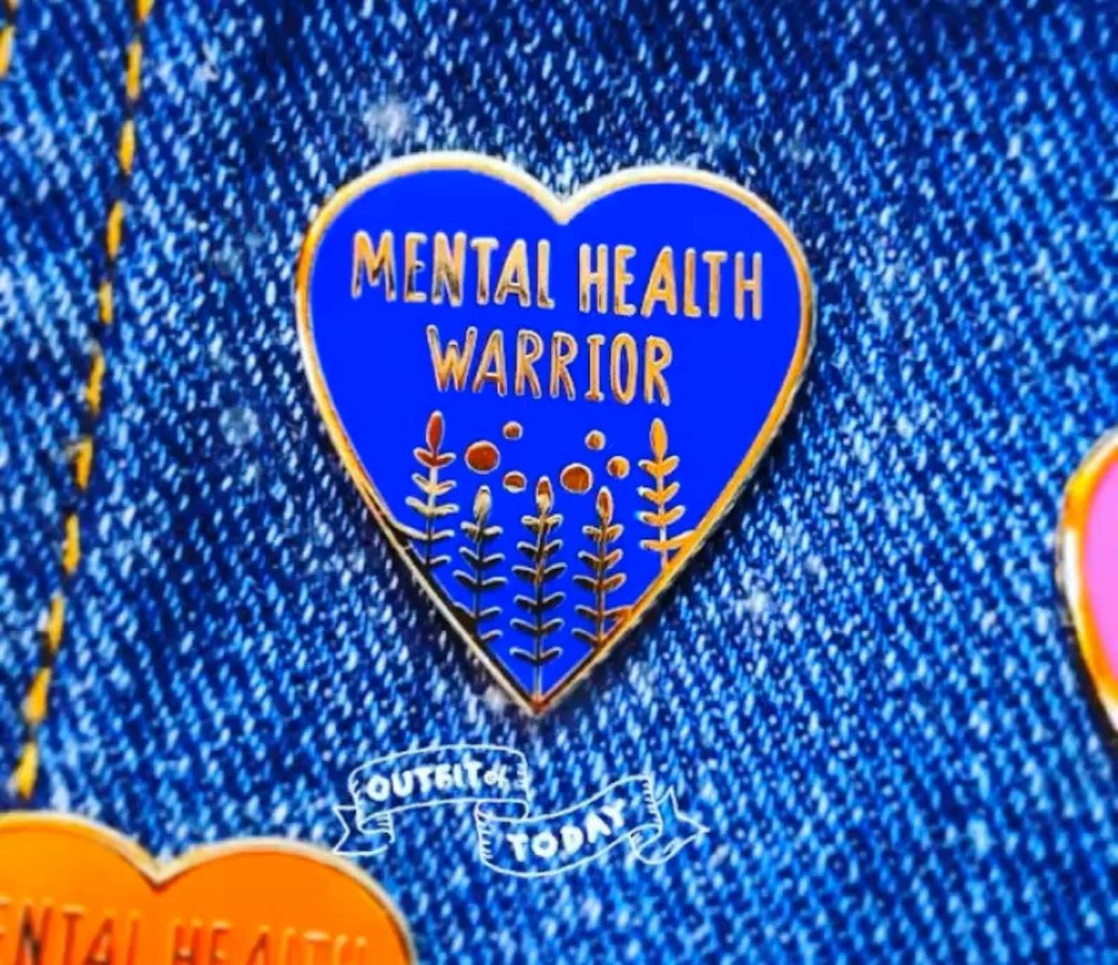 Mental Health Awareness - Enamel Pin - Etsy UK