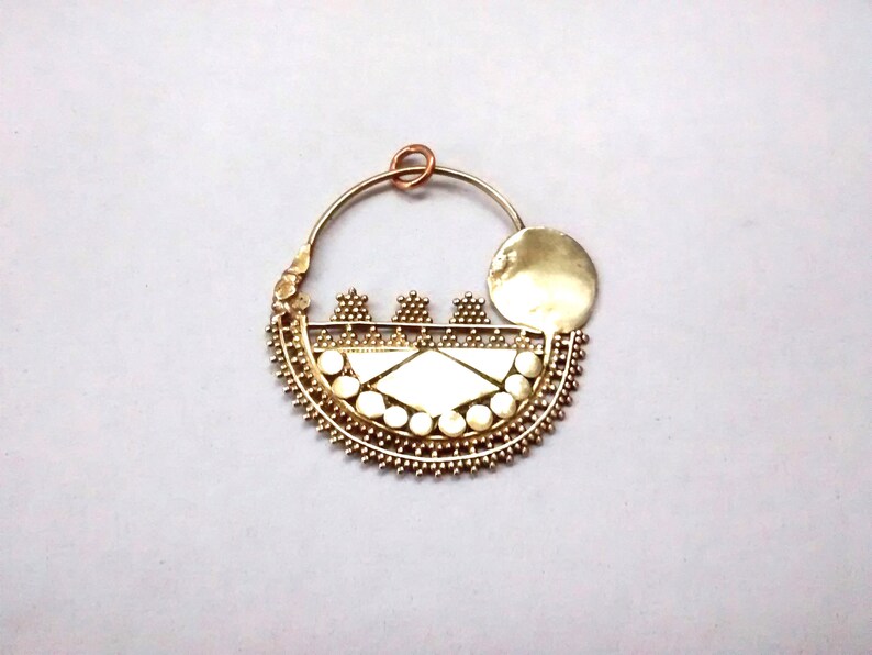 Gold Nose Ring From Oasis in Western Desert of Egypt Converted - Etsy