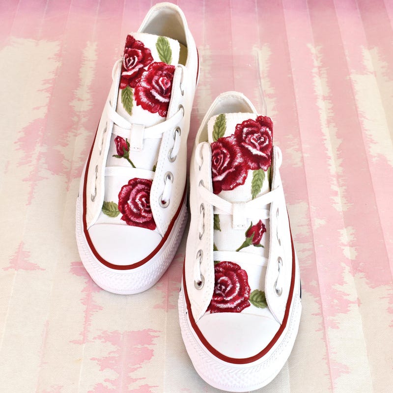 Painted Keds - Etsy