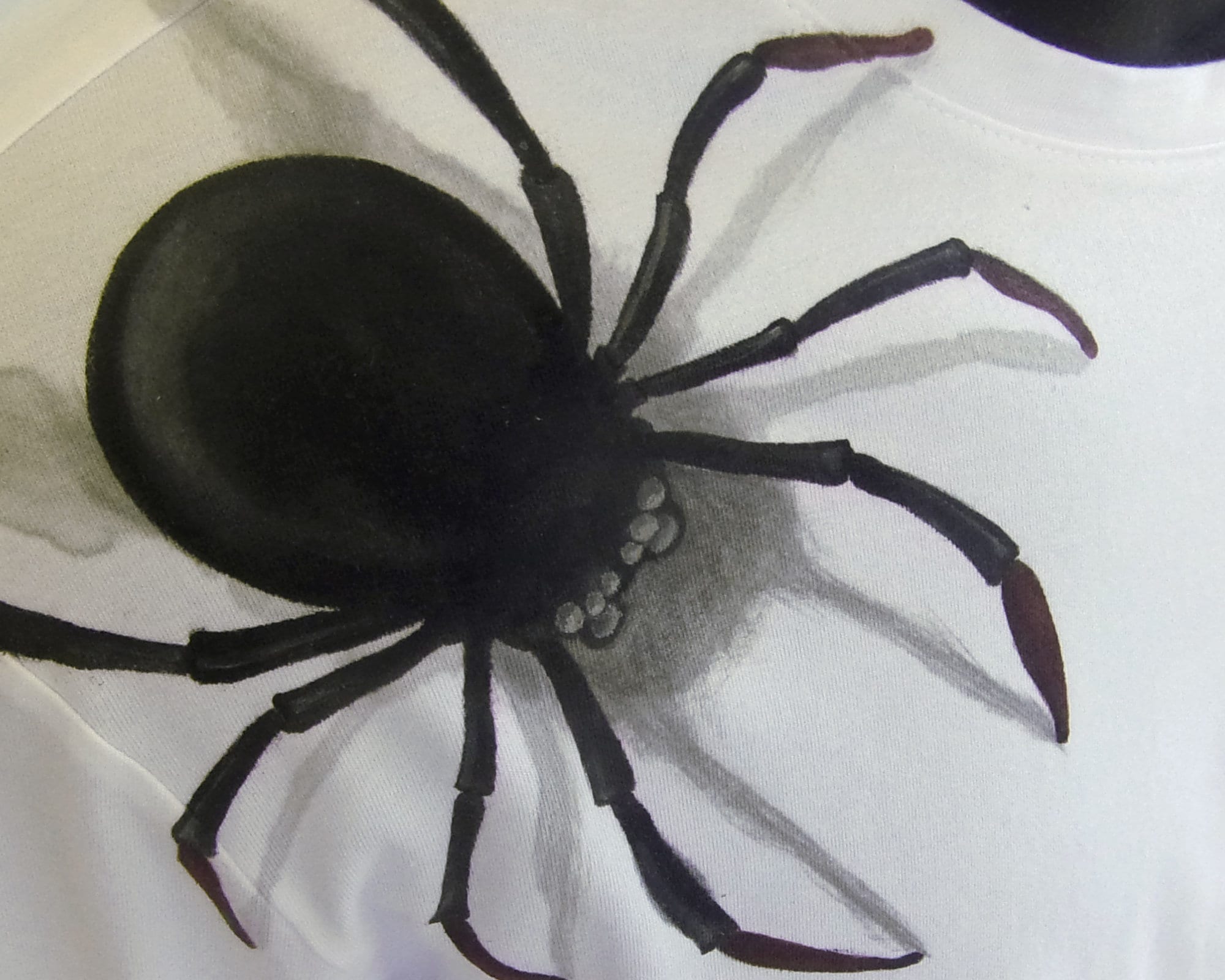 Creepy Spider Shirt, Custom Tshirt for Halloween, Realistic Arthropod ...