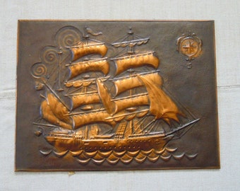 Embossed Metal Wall Art - Etsy