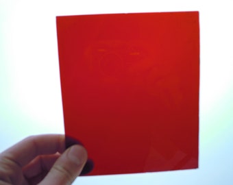 Vintage red glass | Etsy