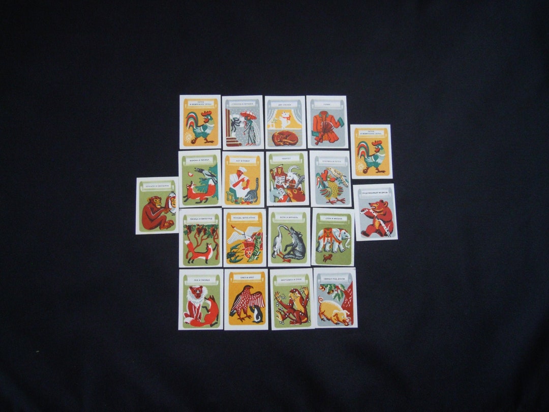 Matchbox Labels Characters Fairy Tales Set of 19 Pcs - Etsy