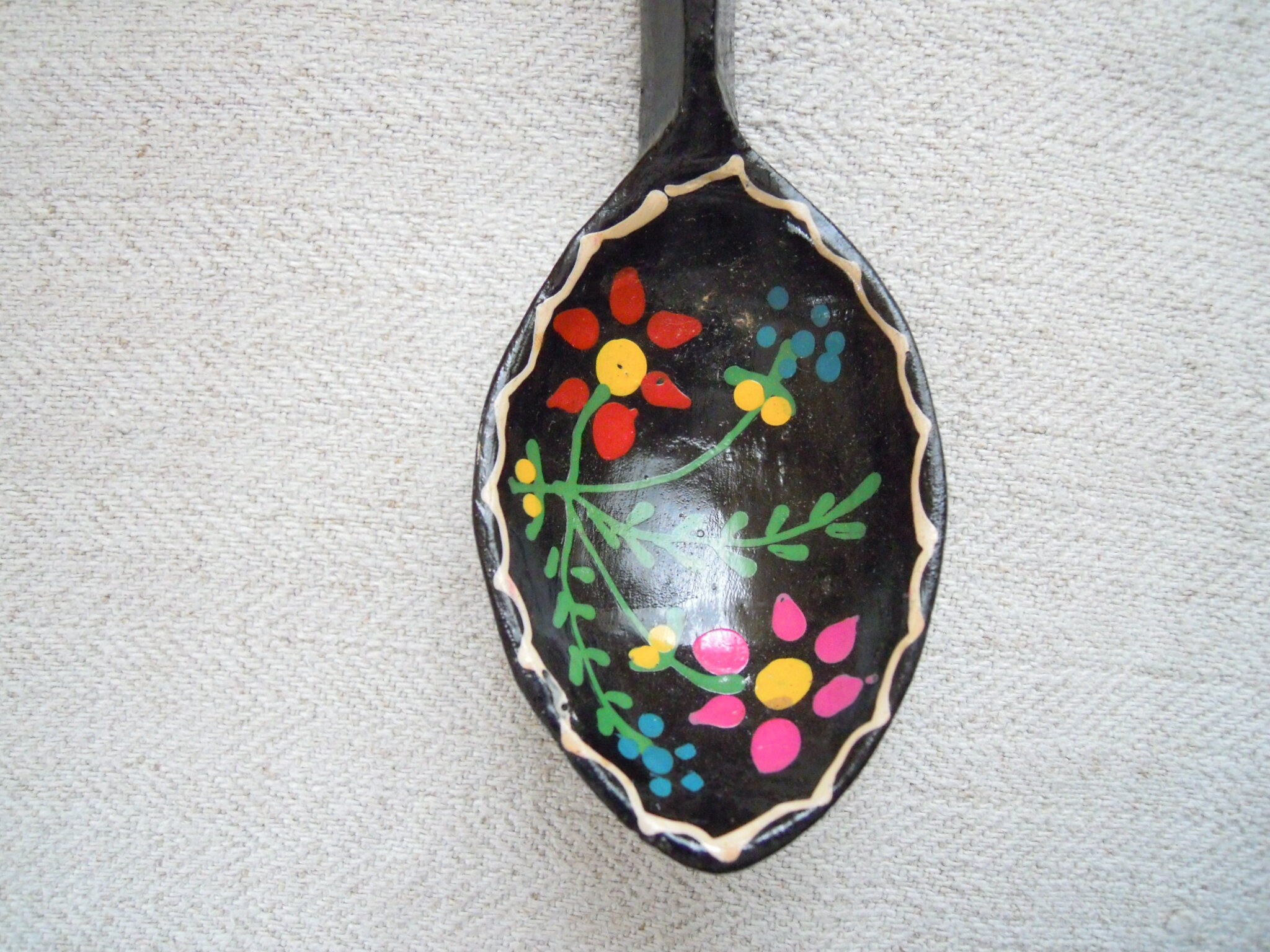 Wood Spoon Hand Painted Spoon Wooden Spoon Floral Spoon - Etsy