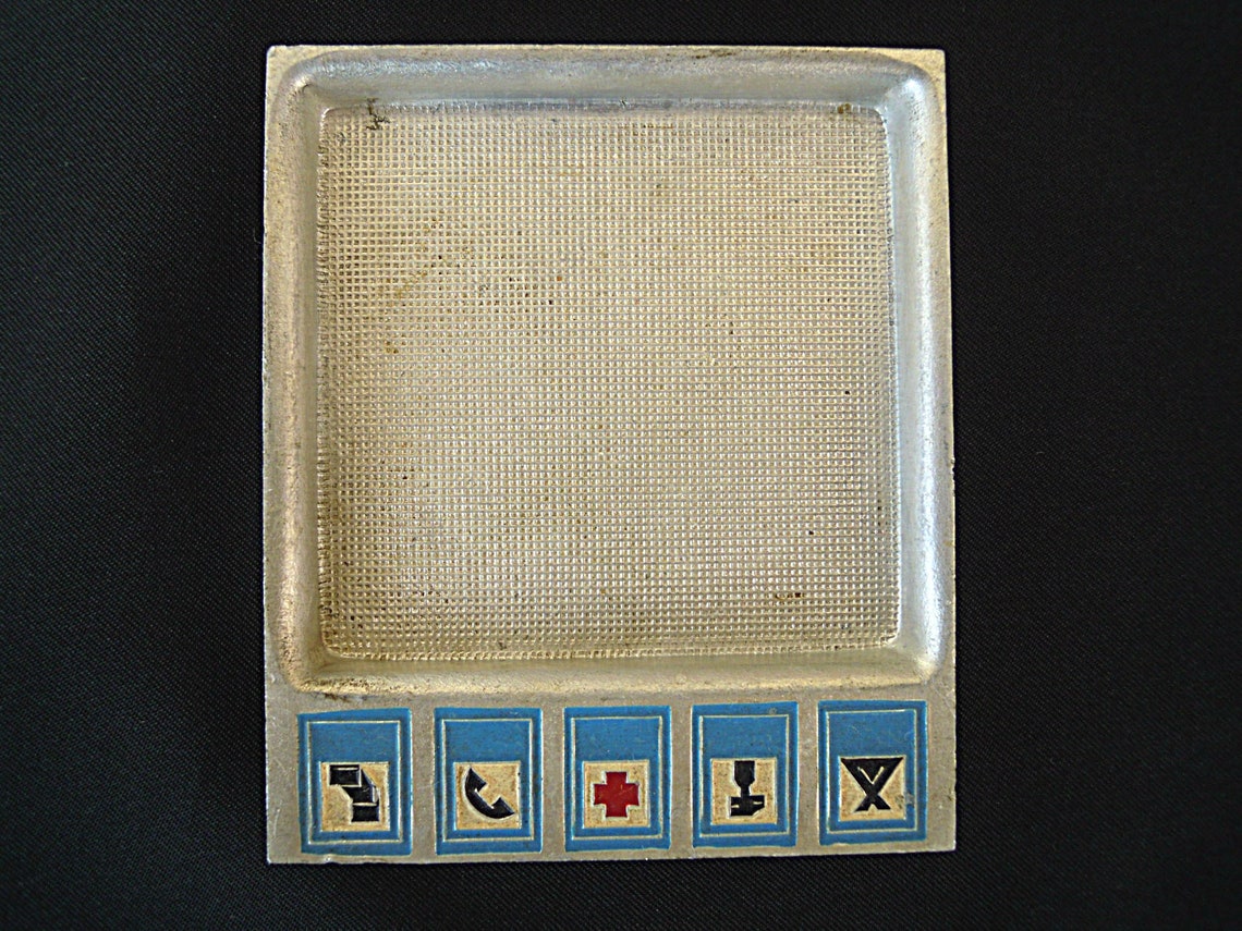 Metal Ashtray USSR Road Signs Vintage Soviet Collectible - Etsy