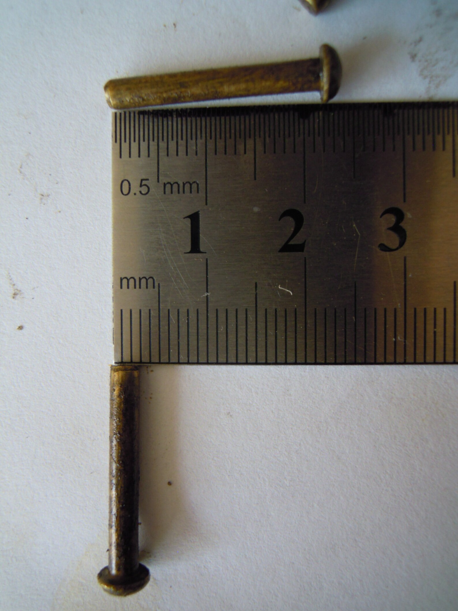 Brass Rivets Metal Rivets 3mm - Etsy