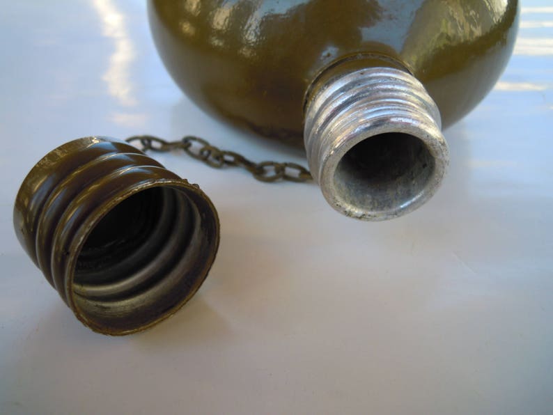 Military Flask With Original Tissue Case Army Flask Metal - Etsy