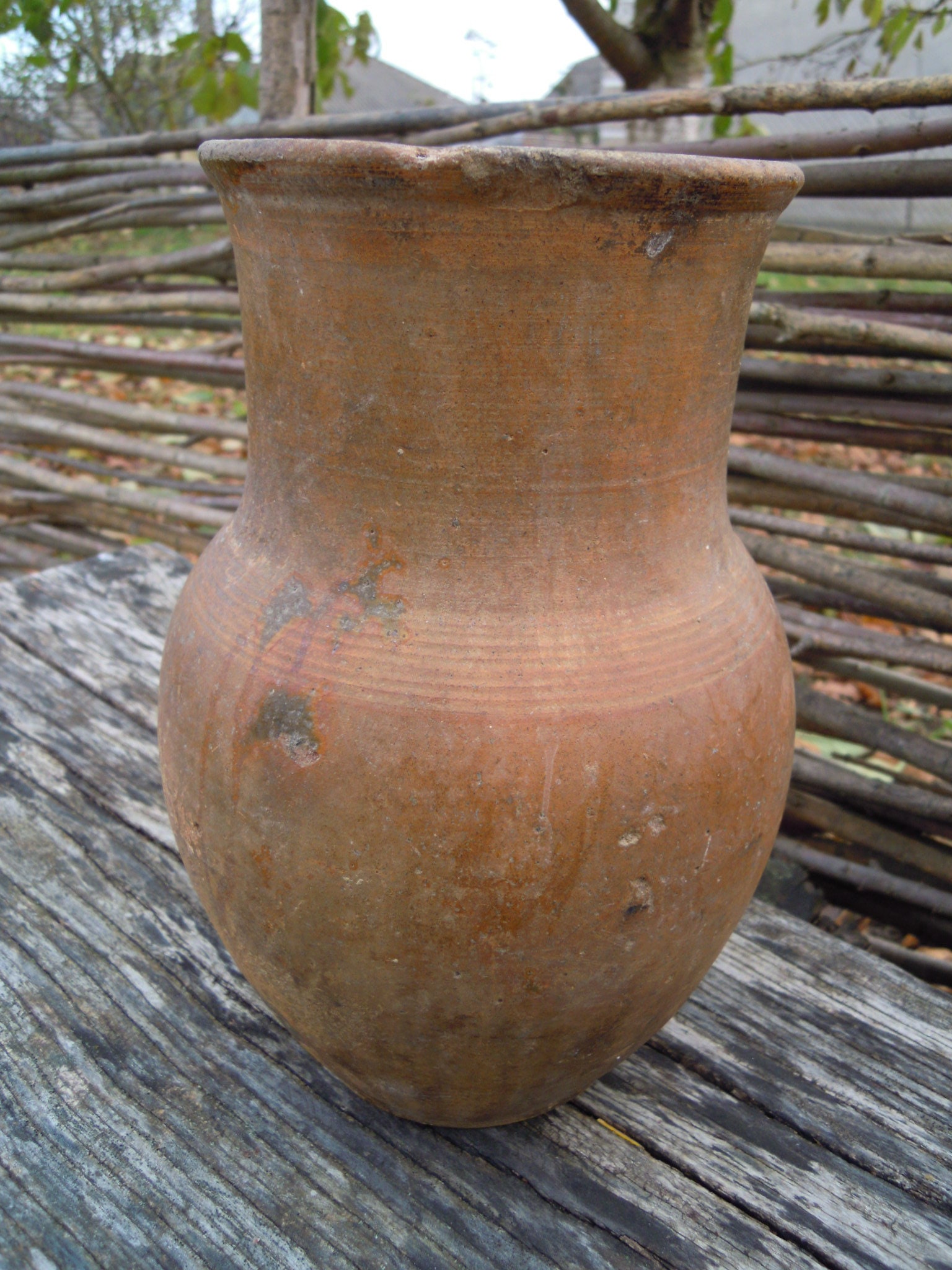 Clay jug Clay pitcher Clay vessel Antique Ukrainian jug | Etsy