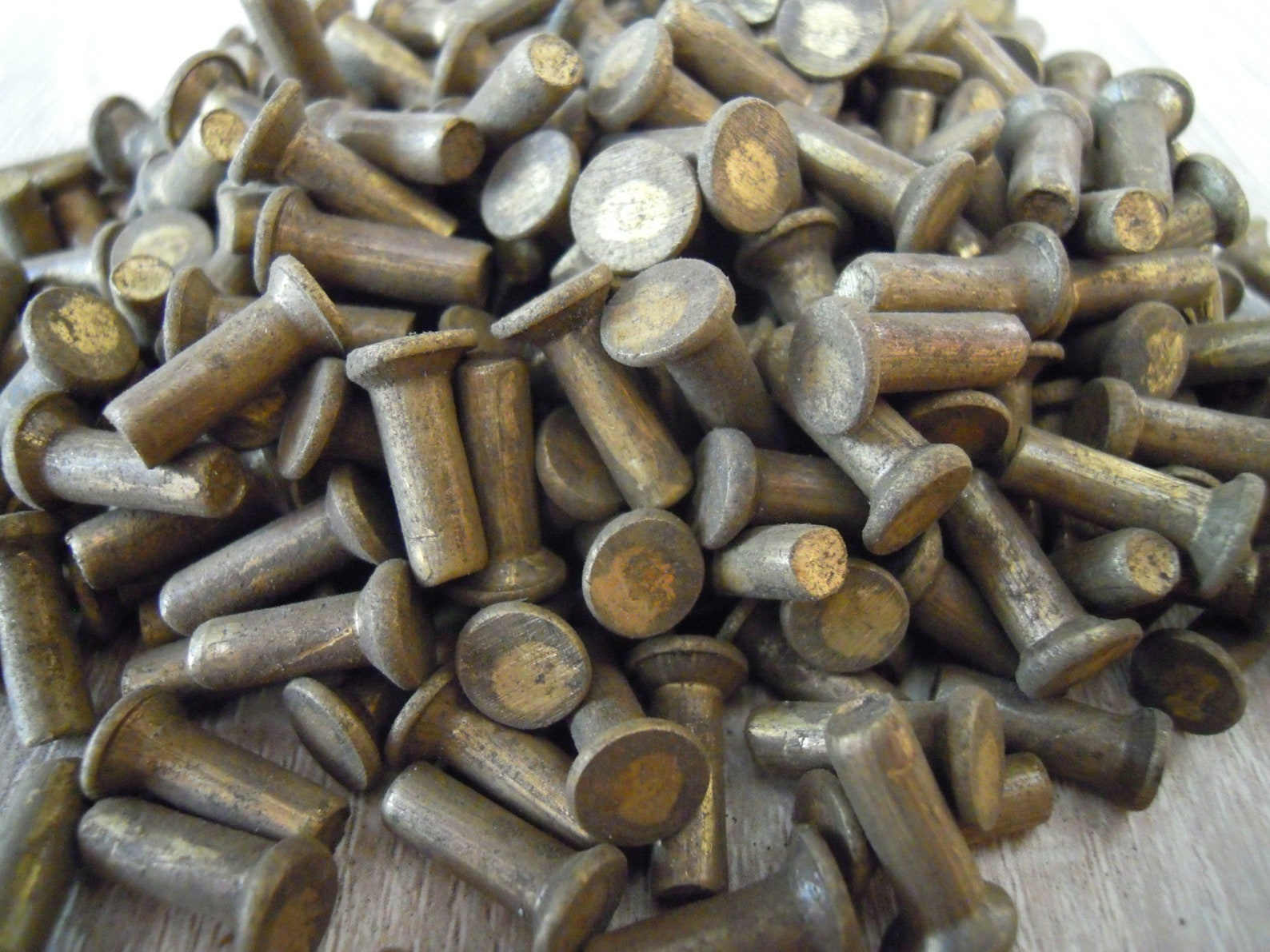 Brass Rivets Metal Rivets 4mm - Etsy