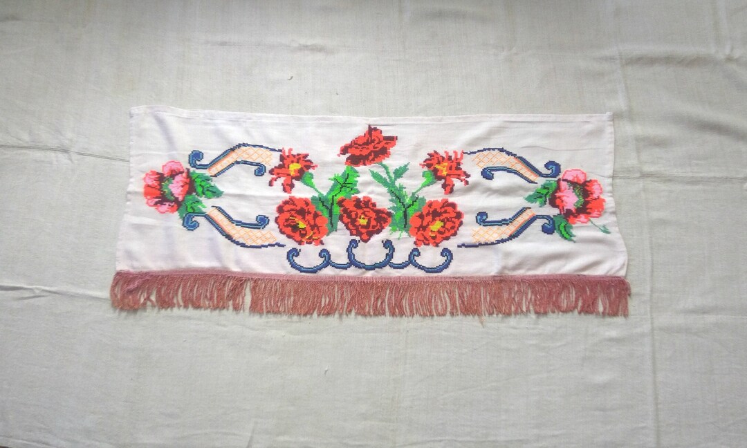 Embroidered Picture, Embroidery With Fringes, Hand Embroidery ...