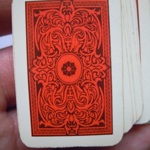 Playing Cards Mini Cards Deck of Playing Cards - Etsy
