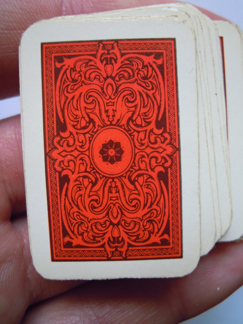 Playing Cards Mini Cards Deck of Playing Cards - Etsy