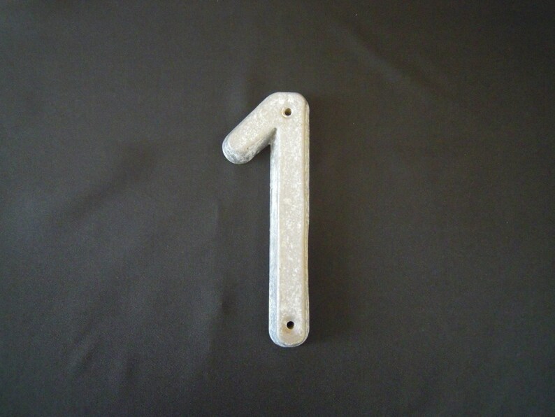Door Number House Number Metal Number 1 - Etsy