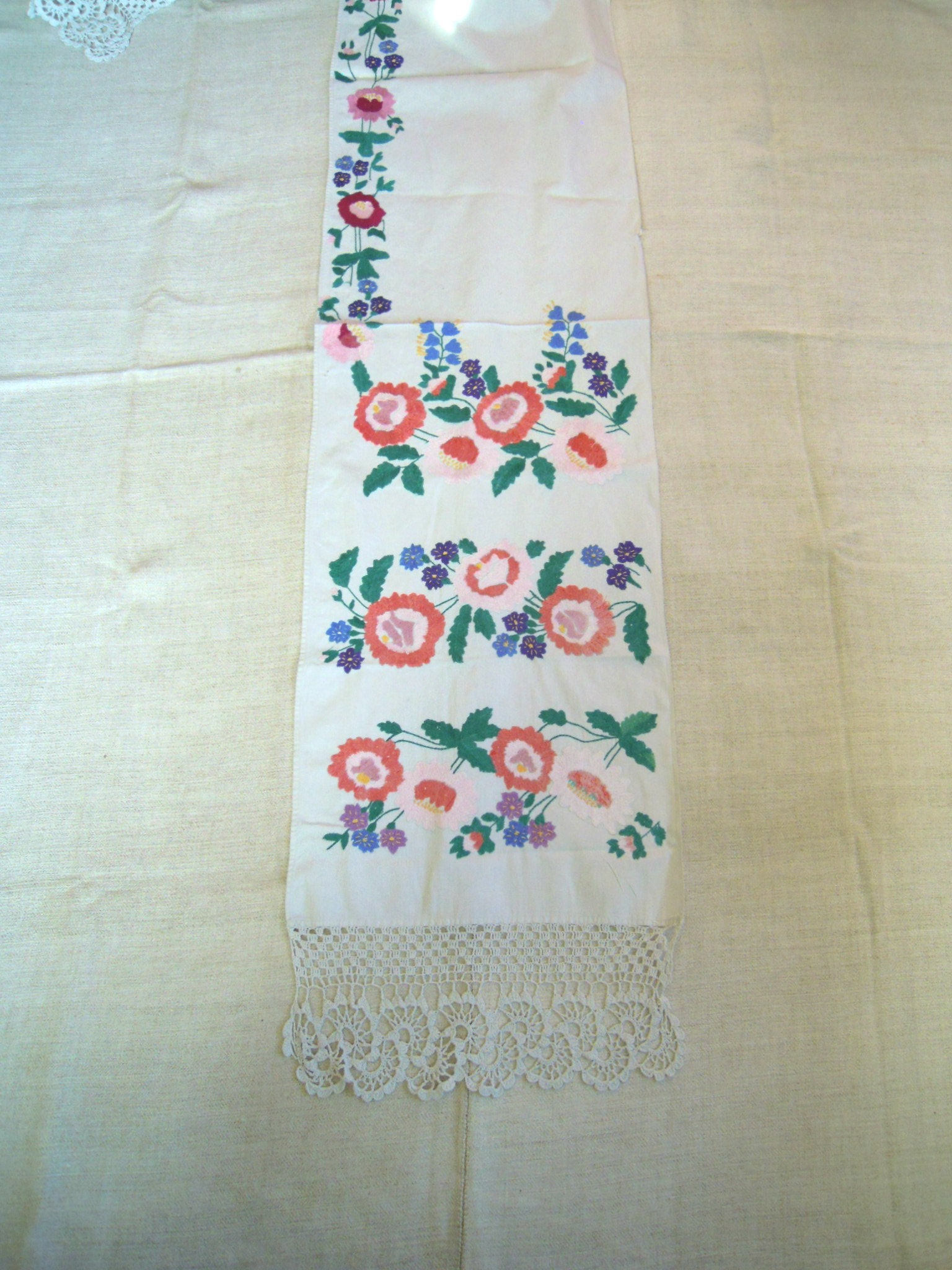 Horizontal Embroidery Wall Embroidery Embroidery Above - Etsy