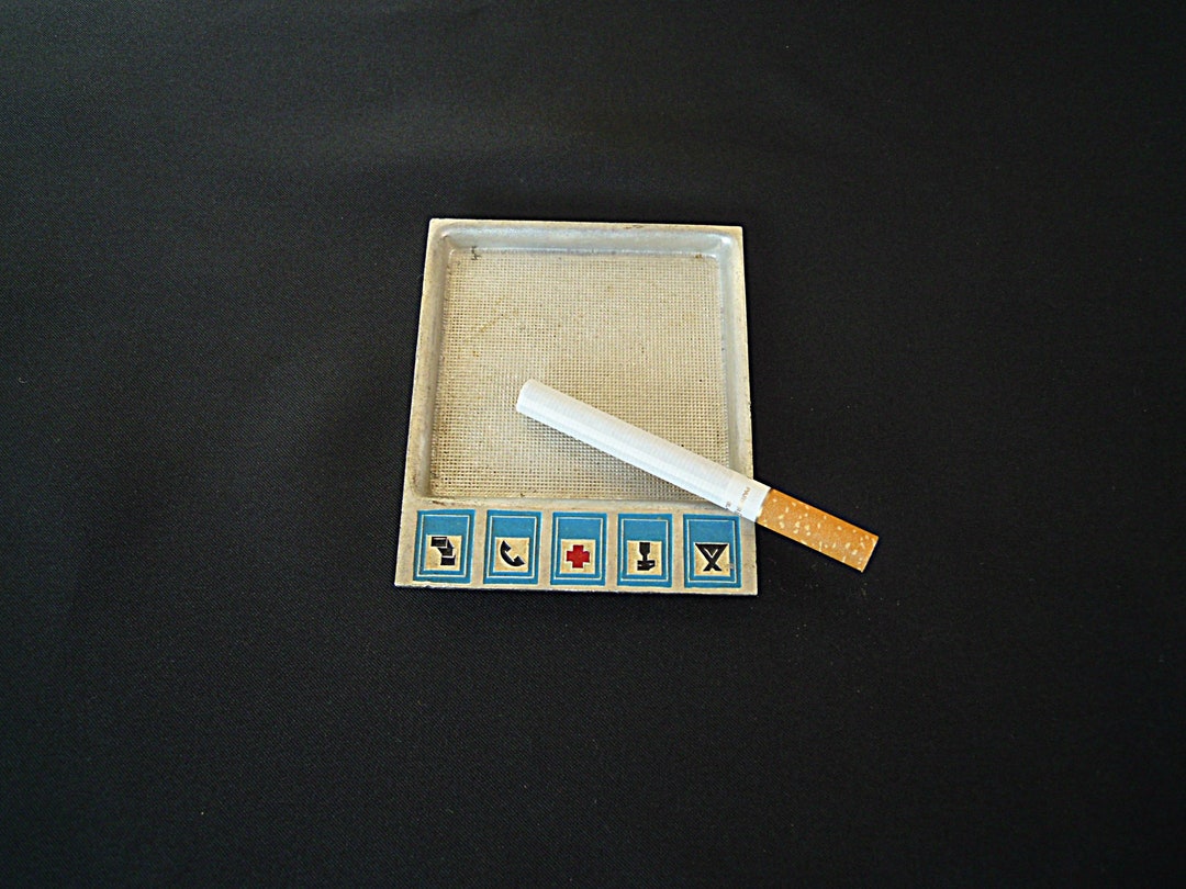 Metal Ashtray, USSR Road Signs, Vintage Soviet Collectible Ashtray - Etsy