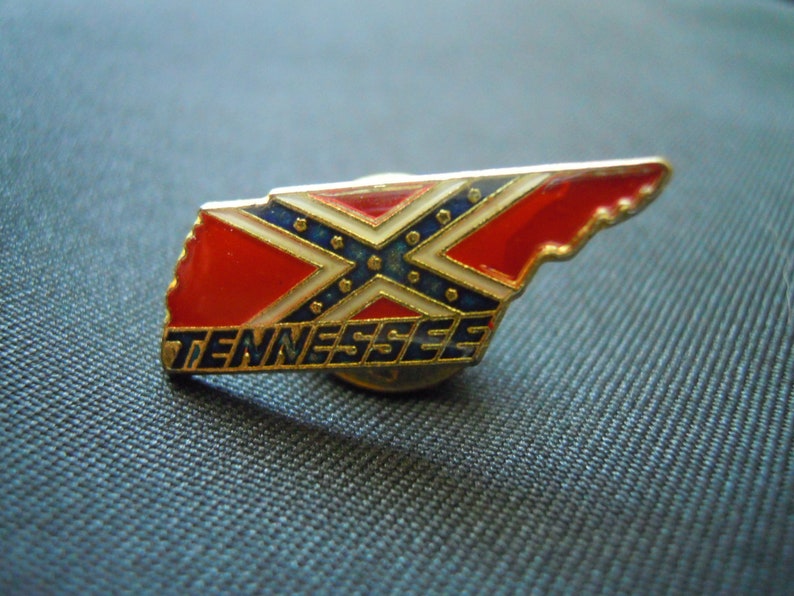 Badge Pin State Tennessee Metal Enamel Pin - Etsy